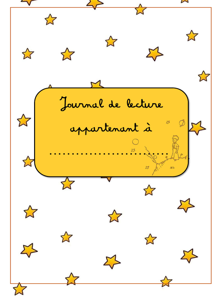 Journal de lecture : Le Petit Prince | PDF | Livre audio | Le Petit Prince