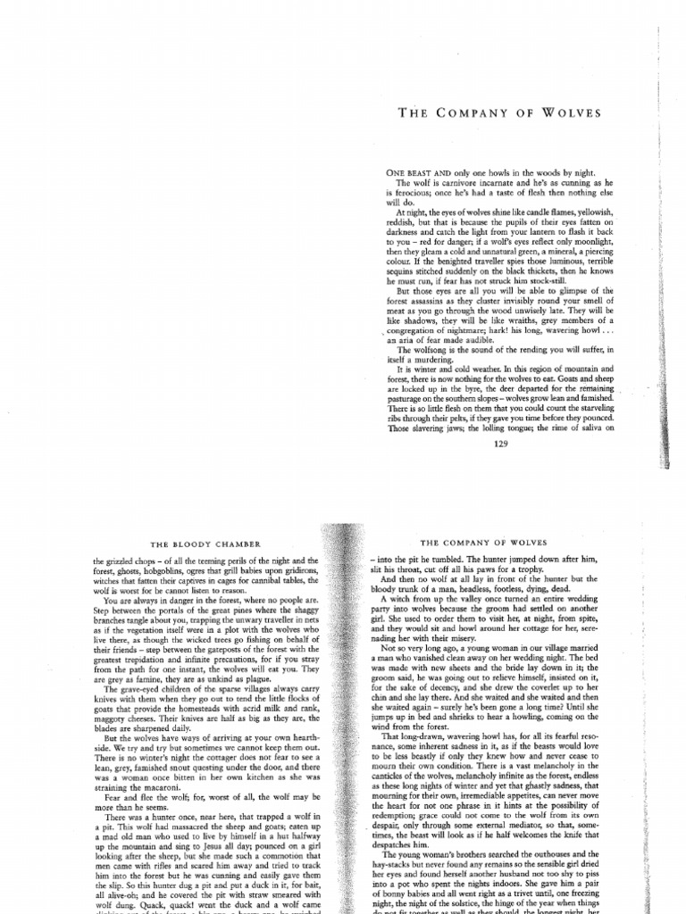The Company of Wolves | PDF