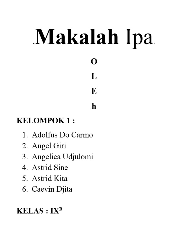 Makalah Ipa BIOTEKNOLOGI | PDF