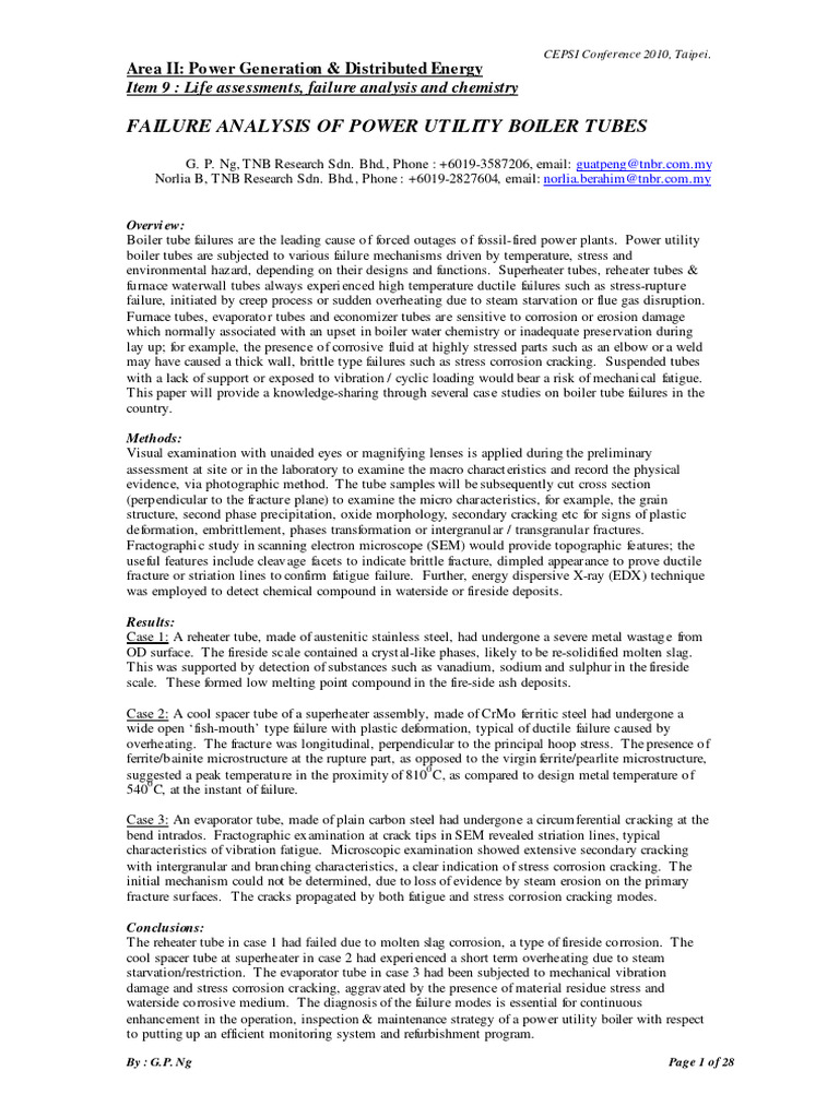 Failure Case Studies | PDF | Fracture | Materials Science