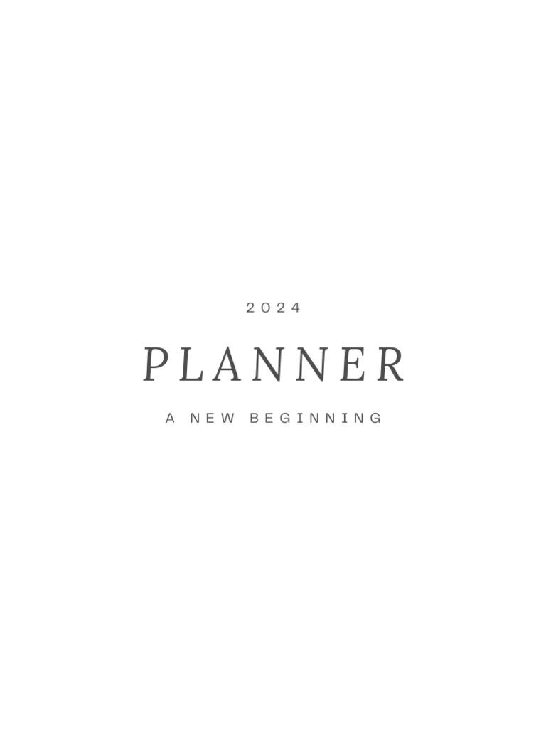 2024 Weekly Planner and Goals | PDF | Time Management | Professional Skills