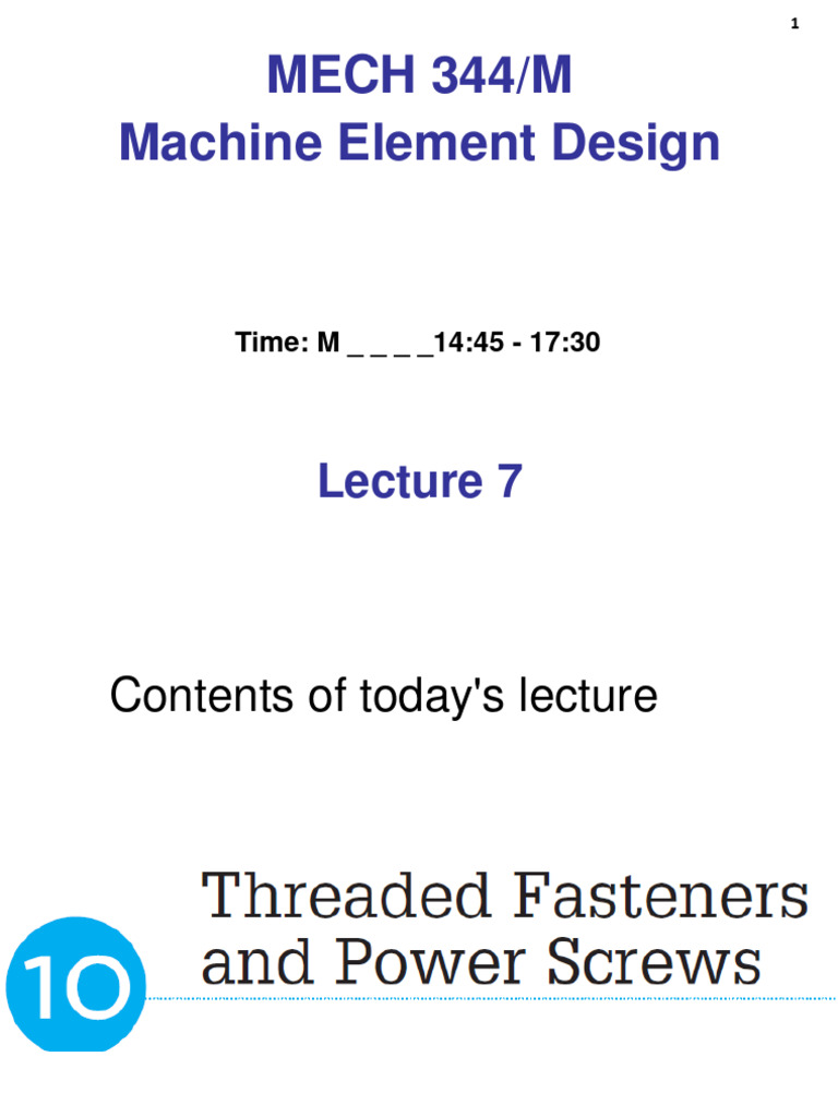 Machine Design Bolts Unions MUY BUENO | PDF