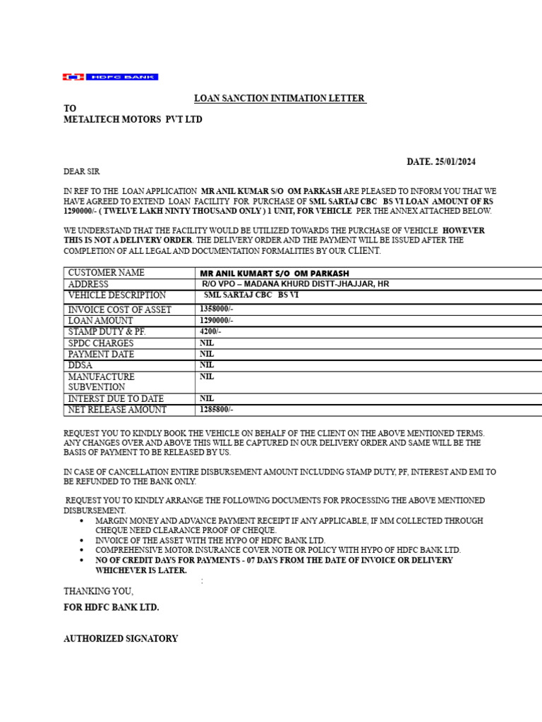 Do of Anil Kumar So Om Parkash | PDF