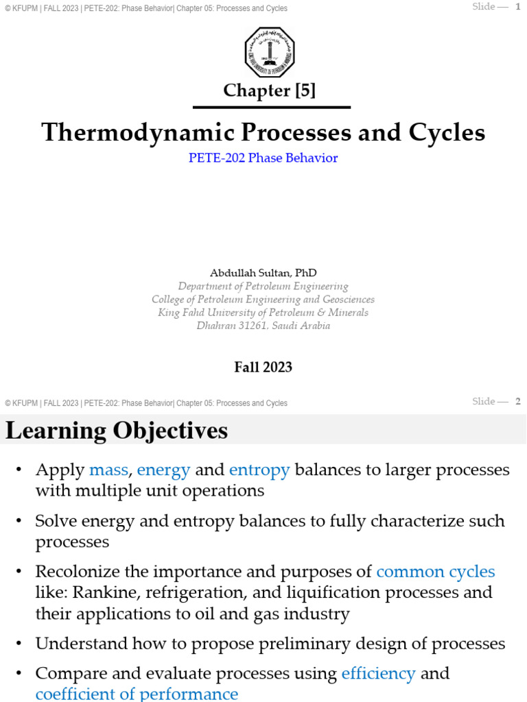 Thermodynamic Processes and Cycles | PDF | Steam Engine | Energy Technology