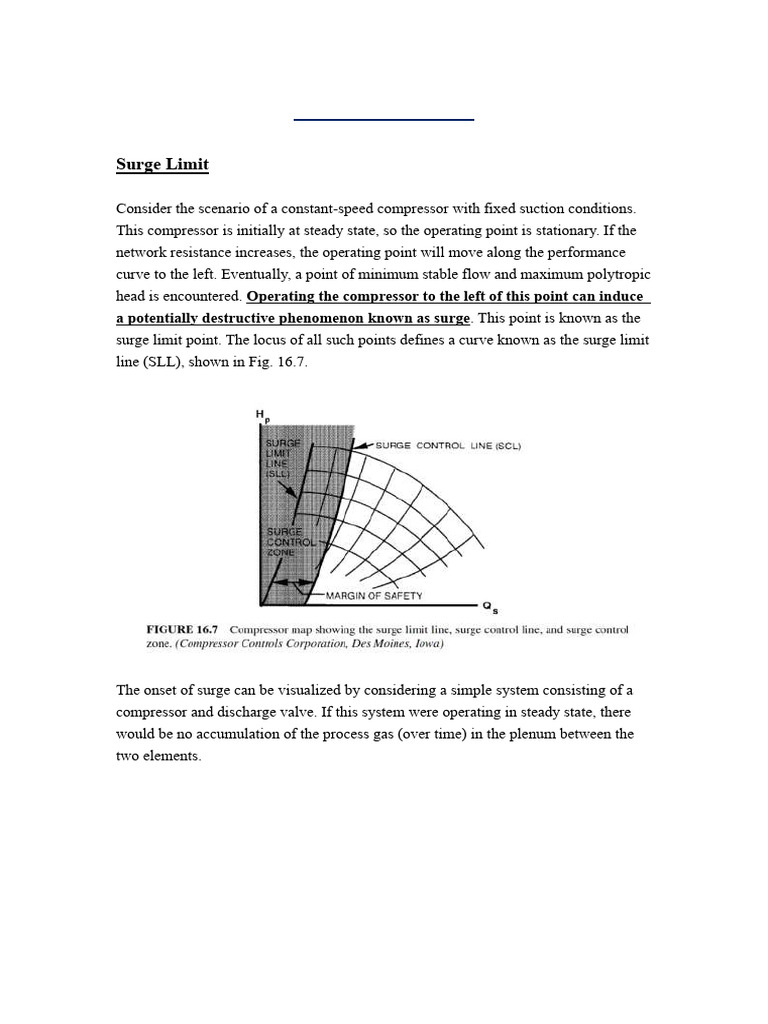 Compressor Surge and Stonewall Control | PDF | Control Theory ...
