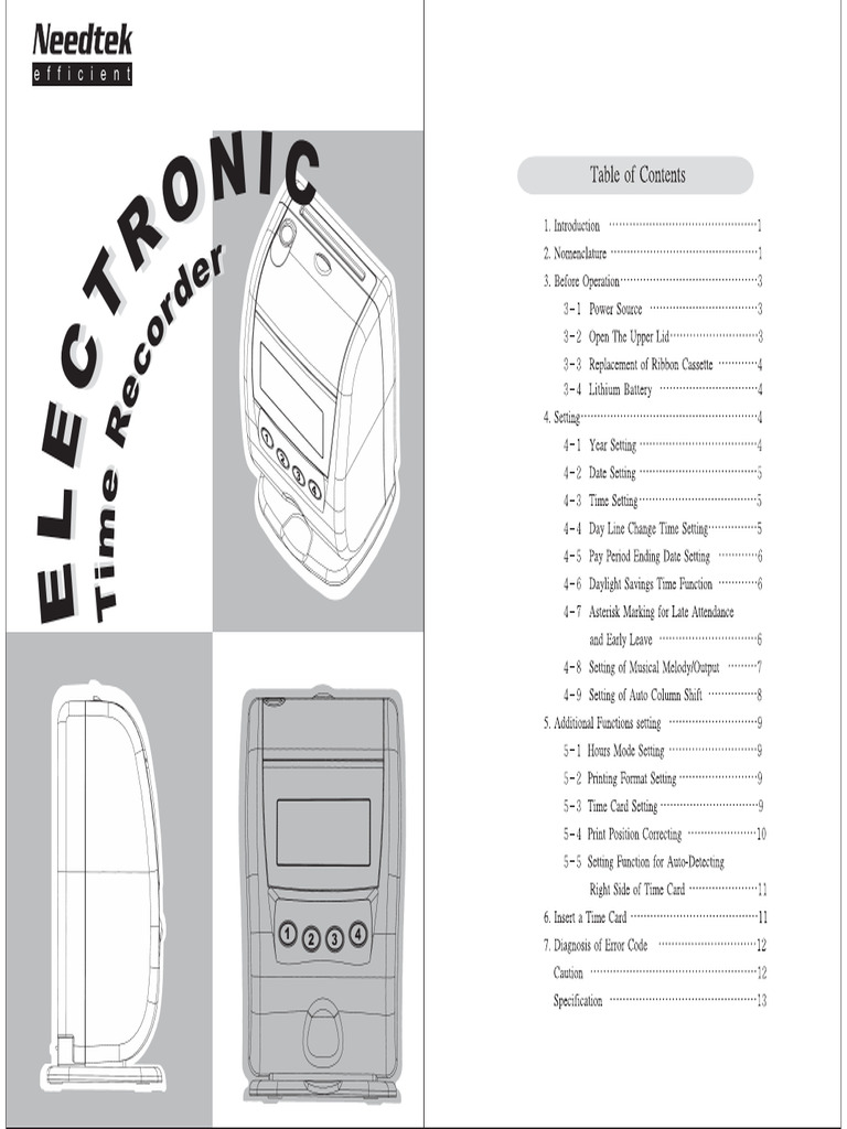 UT-2000 Instructions Manual | PDF