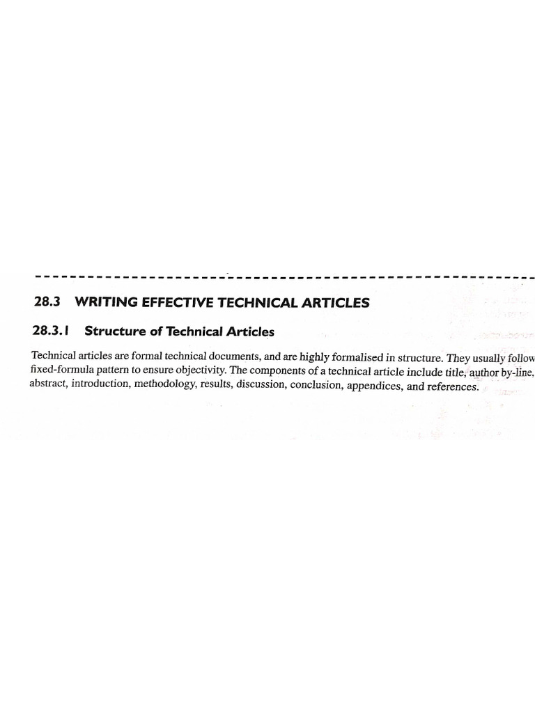 Technical Writing - Research Articles | PDF