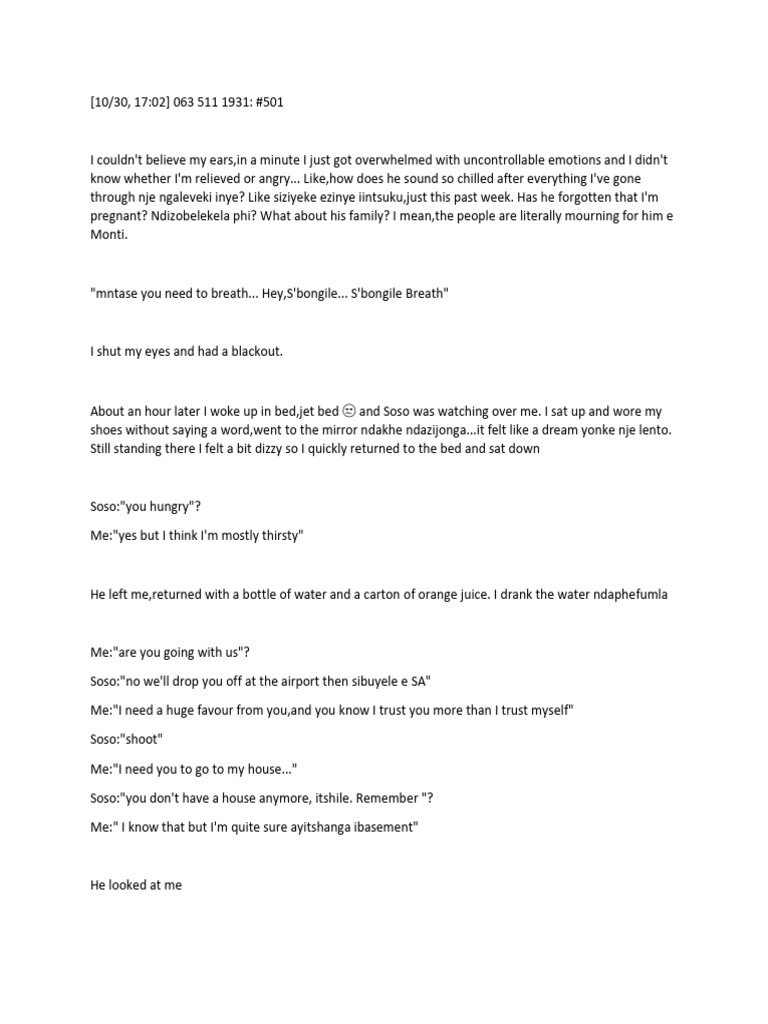 Diary Ka Sibongile Reloaded 5 | PDF