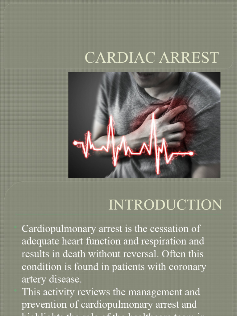 Cardiac Arrest | PDF | Cardiac Arrest | Cardiopulmonary Resuscitation