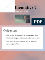 Measurements Grade 7 Lesson | PDF