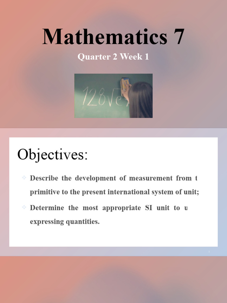 MATH7 - PPT - Q2 - W1 - Day1 - Measuring Quantities | PDF | Measurement ...