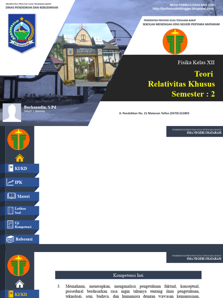 FISIKA - Teori Relativitas Khusus | PDF