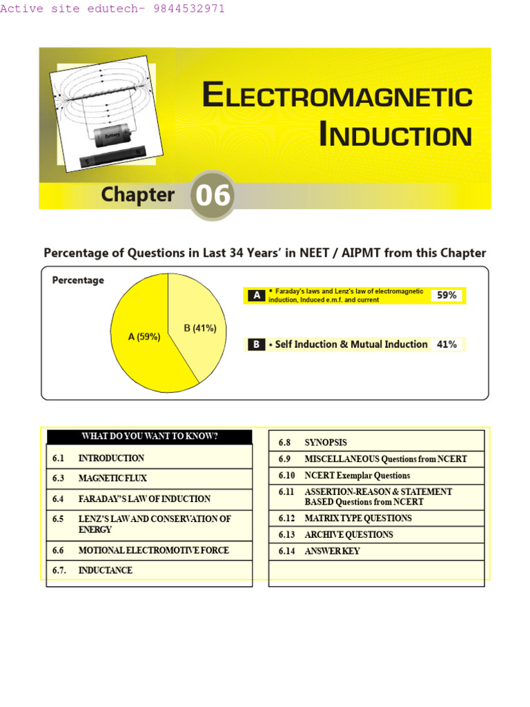 Electromagnetic Induction | PDF | Electromagnetic Induction ...