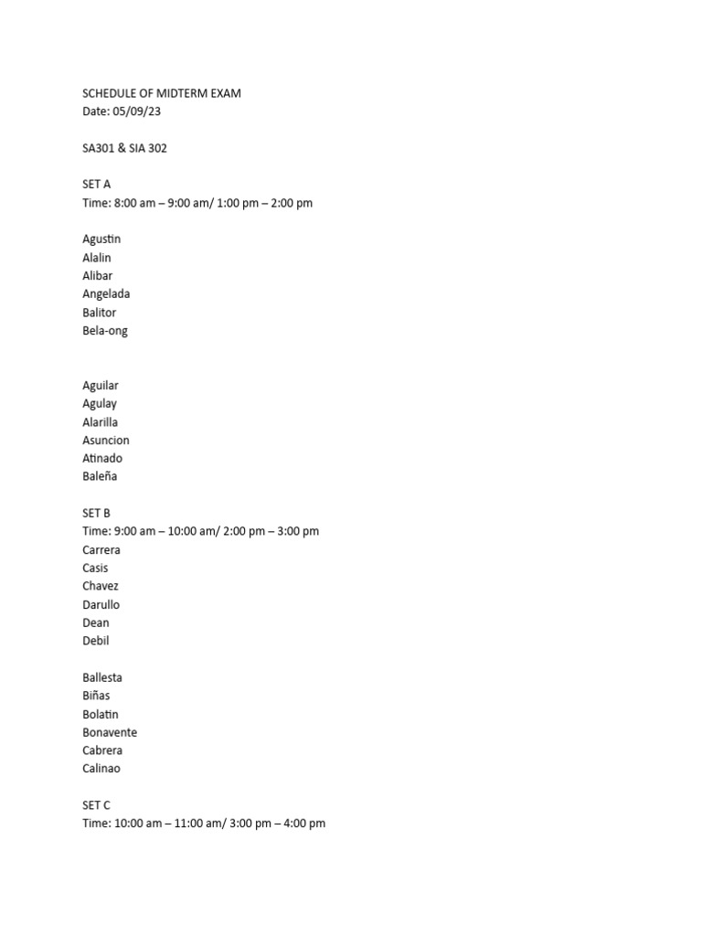 Bsit 3a Set For Midterm Exam | PDF