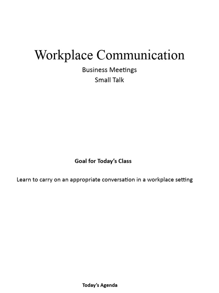 Workplace Communication | PDF | Communication | Language Mechanics