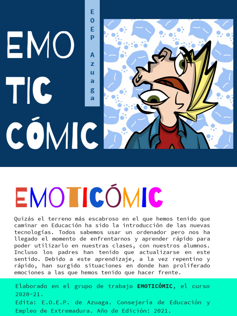 EMO TIC COMIC - A5 - Final 1 | PDF | Las emociones | Ansiedad