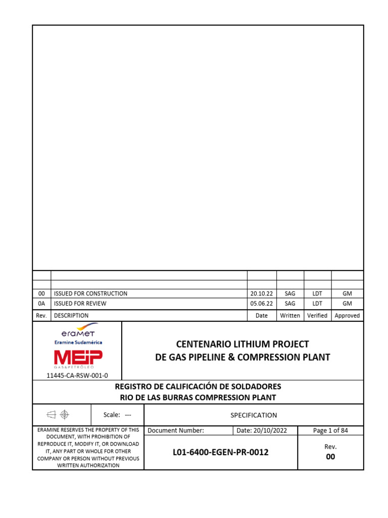 L01 6400 Egen PR 0012 | PDF