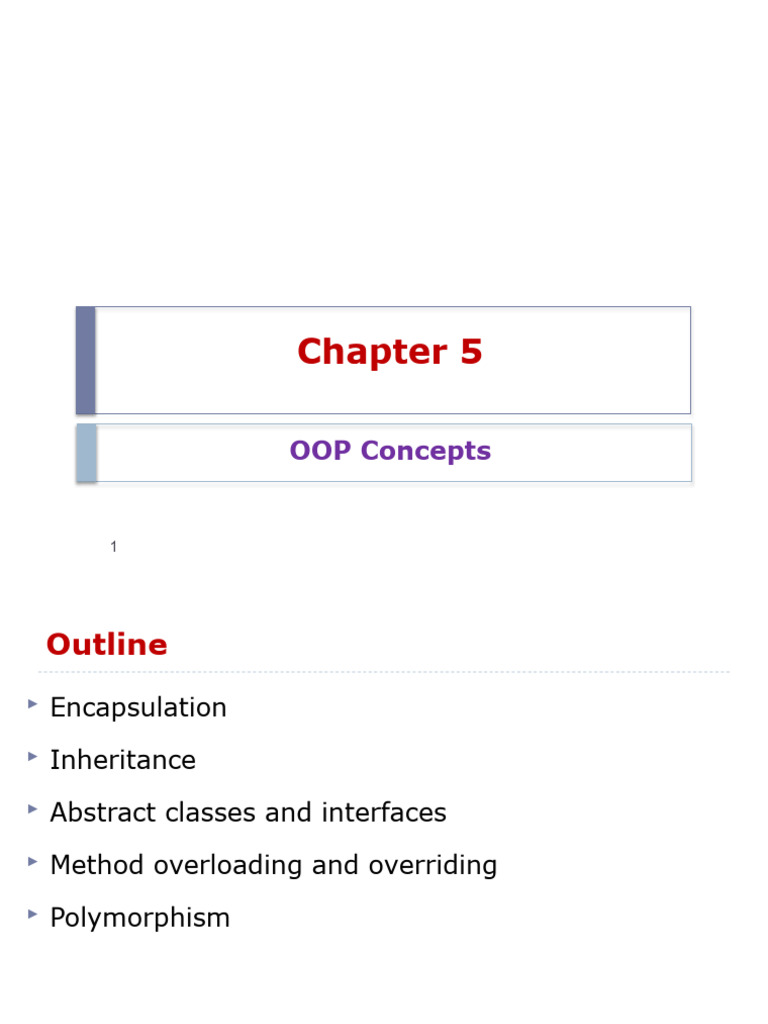 OOP Concepts: Encapsulation & Inheritance | PDF | Inheritance (Object Oriented Programming ...