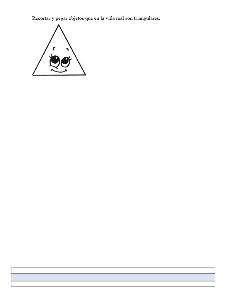 Recortar y Pegar Objetos Que en La Vida Real Son Triangulares | PDF