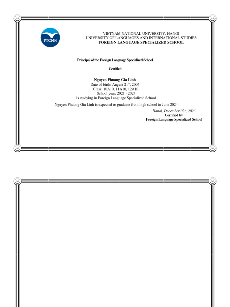 Mau Chung Nhan Hs Bang Tieng Anh 0 9 3 Pdf