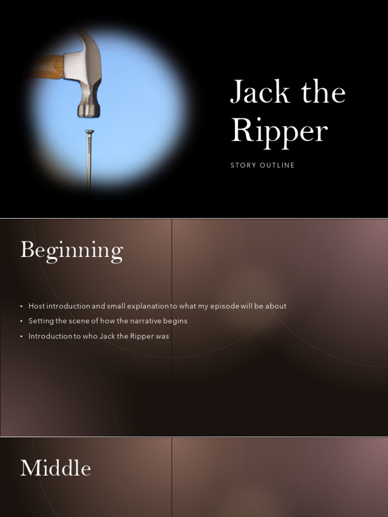Jack The Ripper Story Outline | PDF