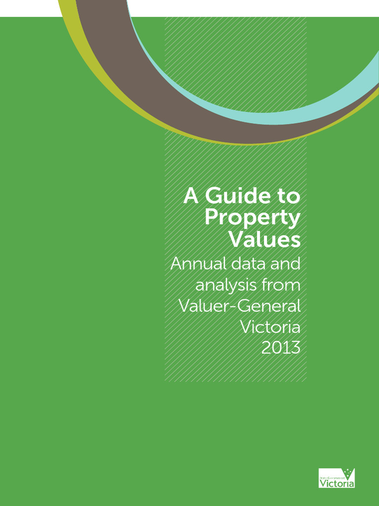 A Guide To Property Values 2013 | PDF | Real Estate Appraisal | Statistics