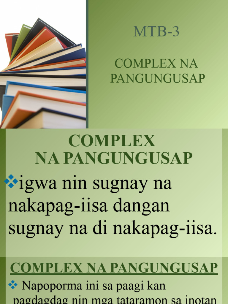 Complex Na Pangungusap | PDF