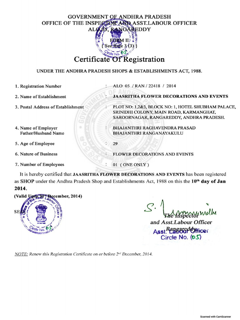 Labour Licence | PDF