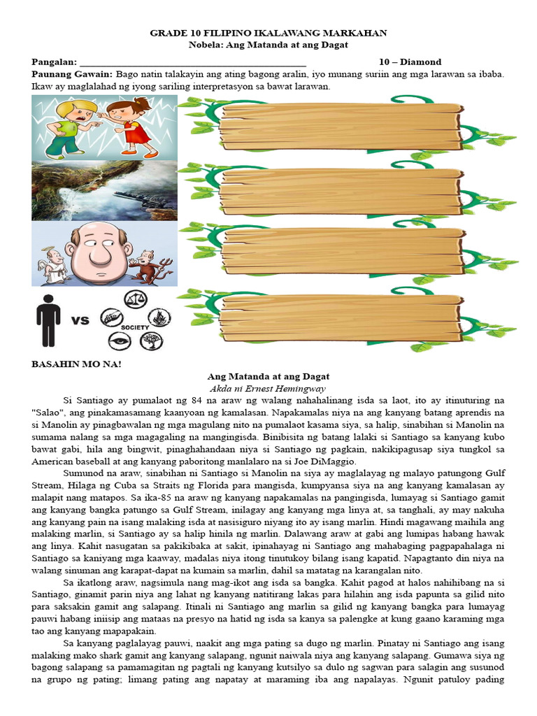 Grade 10 Nobela | PDF