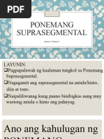 Ponemang Suprasegmental | PDF