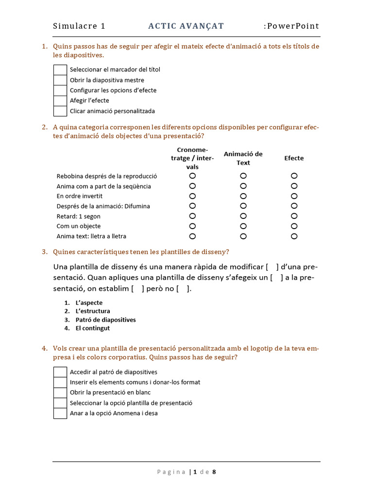 Simulacre Power Avancat 1 | PDF