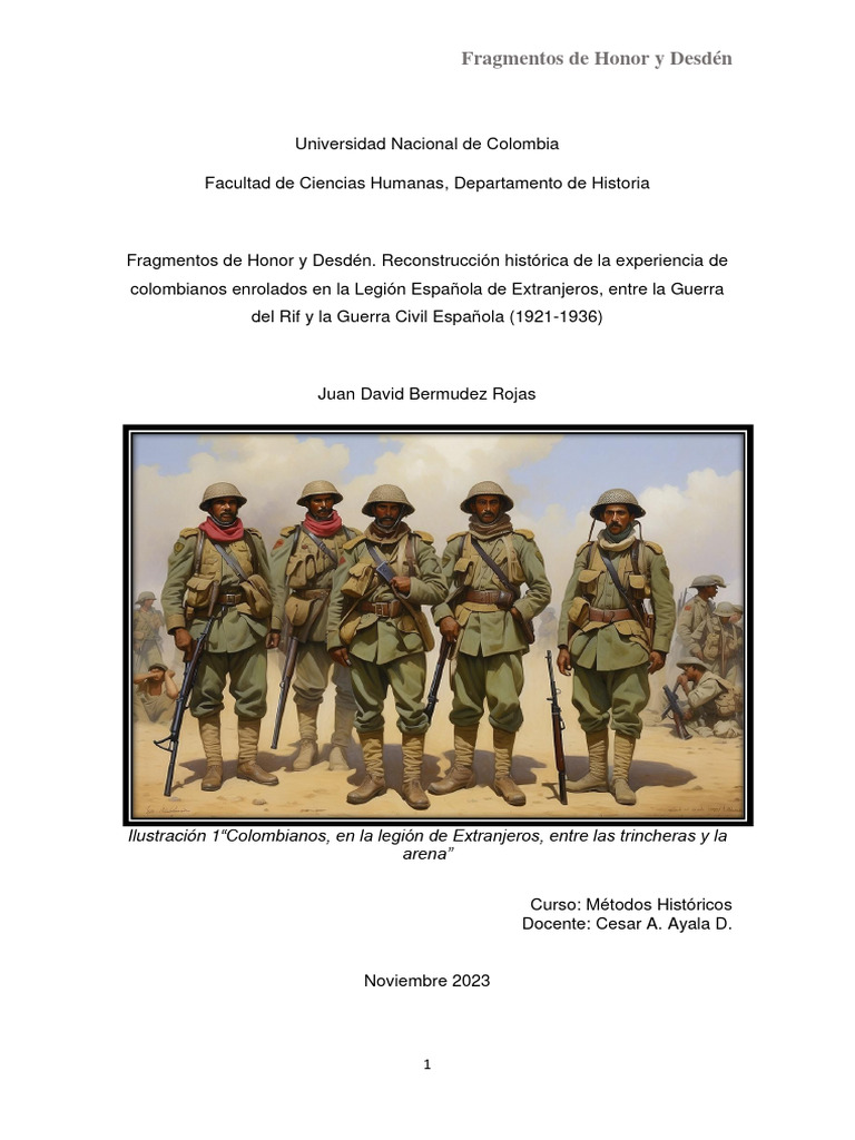 Fragmentos de Honor y Desdén | PDF | España | Colombia