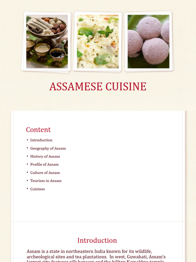 Assamese Cuisine | PDF | Foods | Cuisine