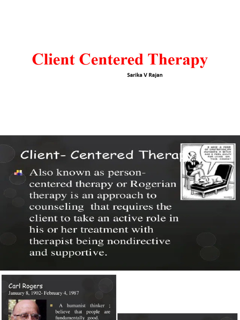 Client Centered Therapy | PDF