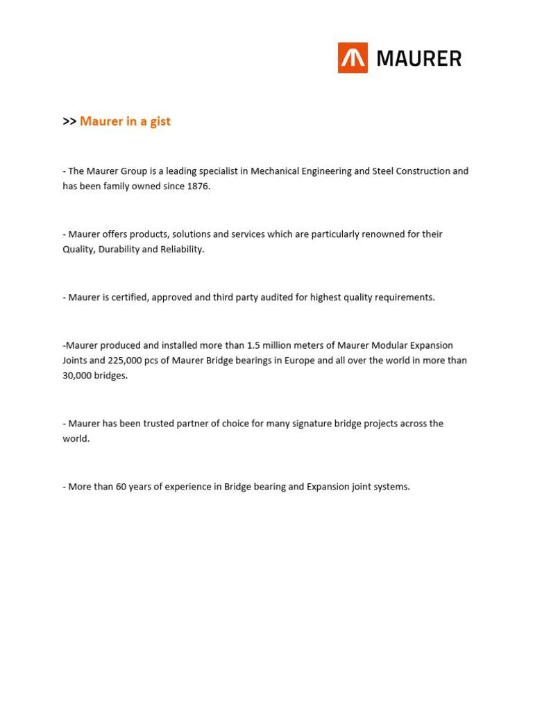 Maurer in A Gist | PDF