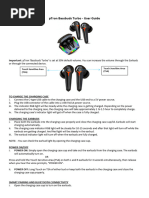 F9 Bluetooth Earbuds User Manual 1 | PDF | Headphones | Bluetooth
