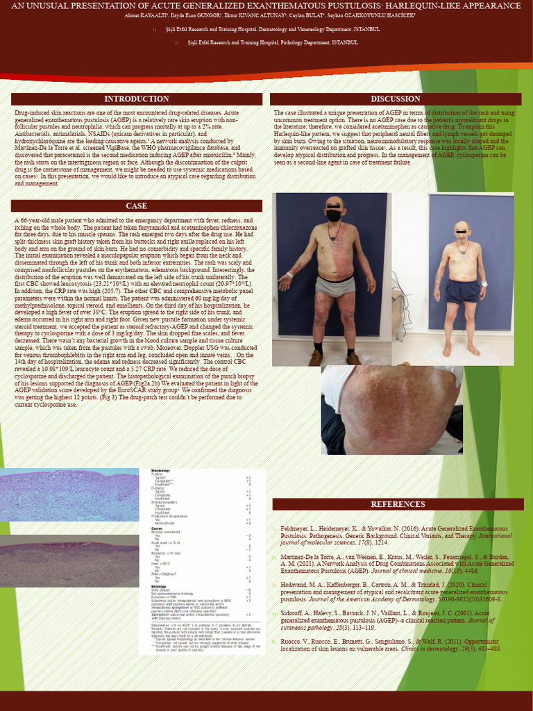 agep poster eadv | PDF | Pathology | Epidemiology