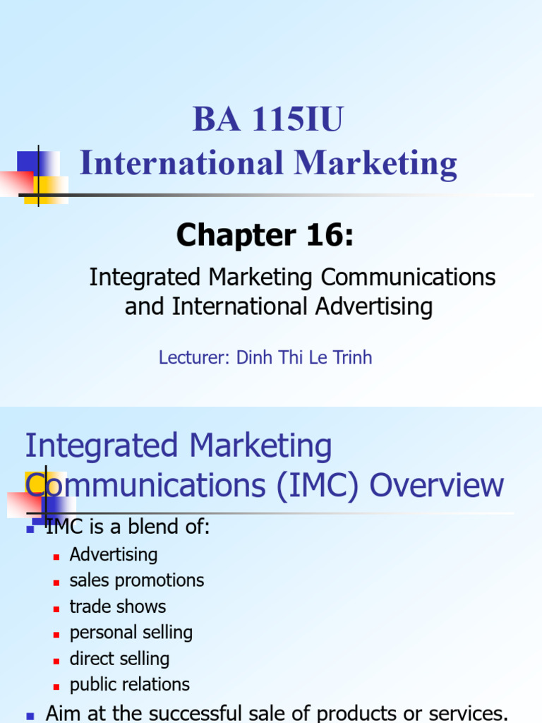 Lecture Note 10. Chapter 16 | PDF | Advertising | Marketing