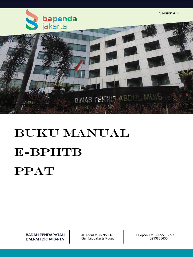 Panduan E-BPHTB DKI Jakarta | PDF