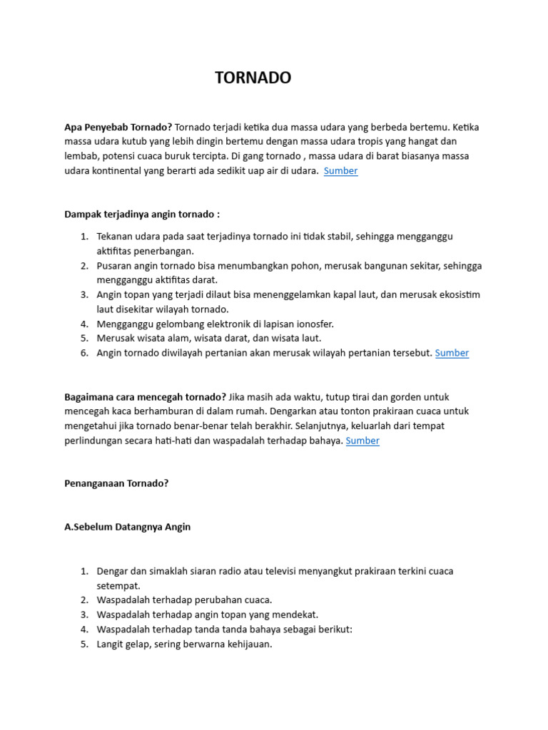 TORNADO | PDF