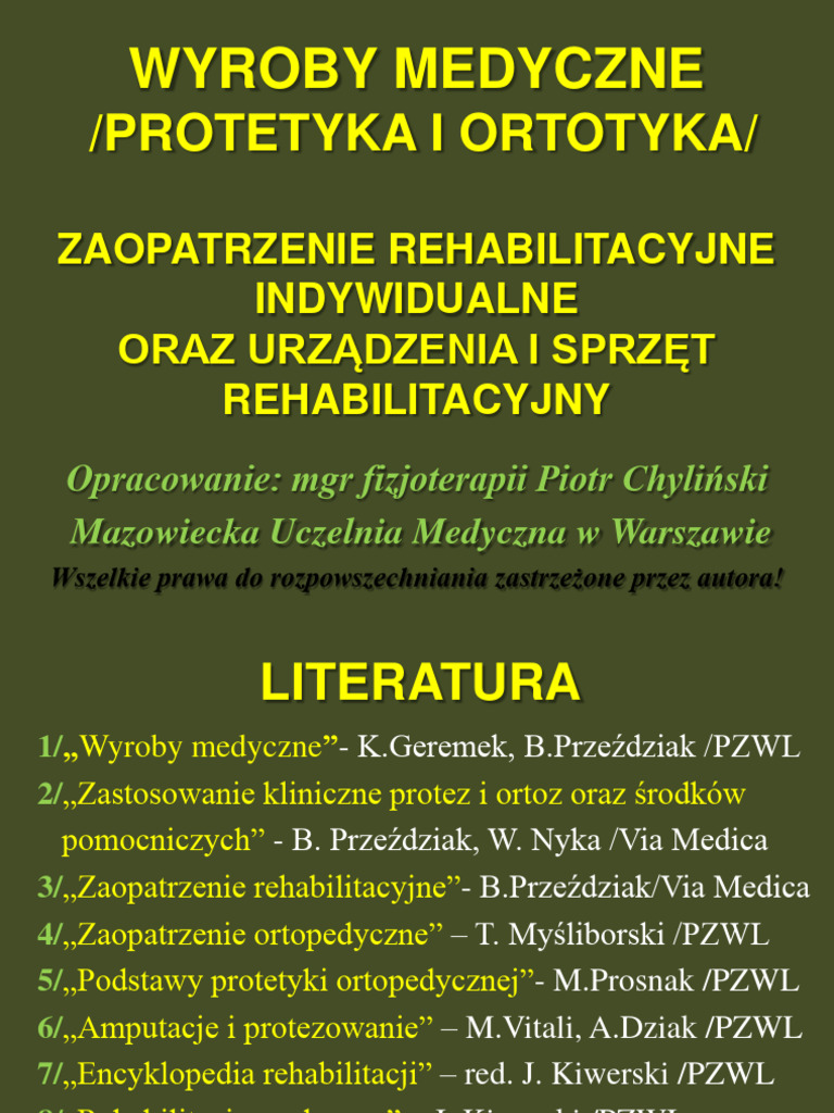 Wyroby Medyczne | PDF