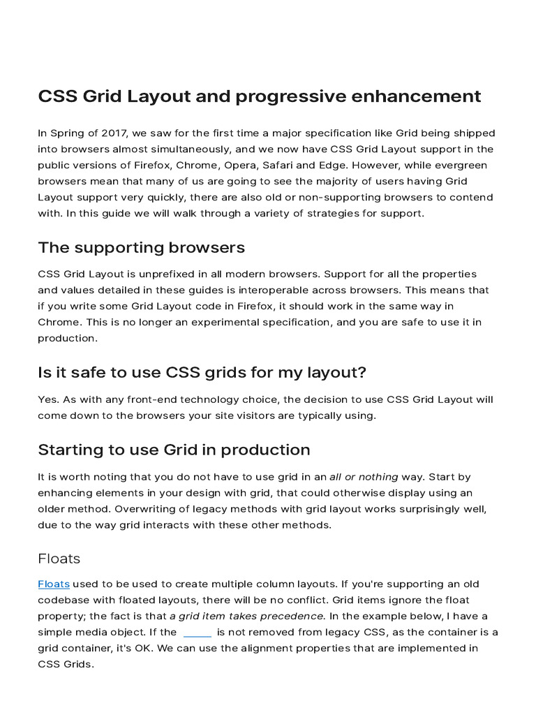 CSS Grid: Modern Layout Strategies | PDF | Page Layout | Software