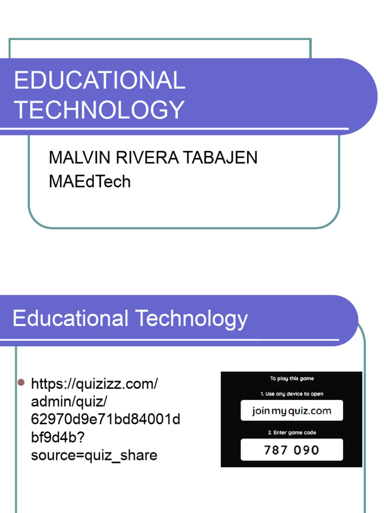Educational Technology Overview | PDF | Educational Technology | Learning