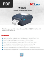 YHD-80E 80mm Receipt Printer | PDF | Printer (Computing) | Office Equipment