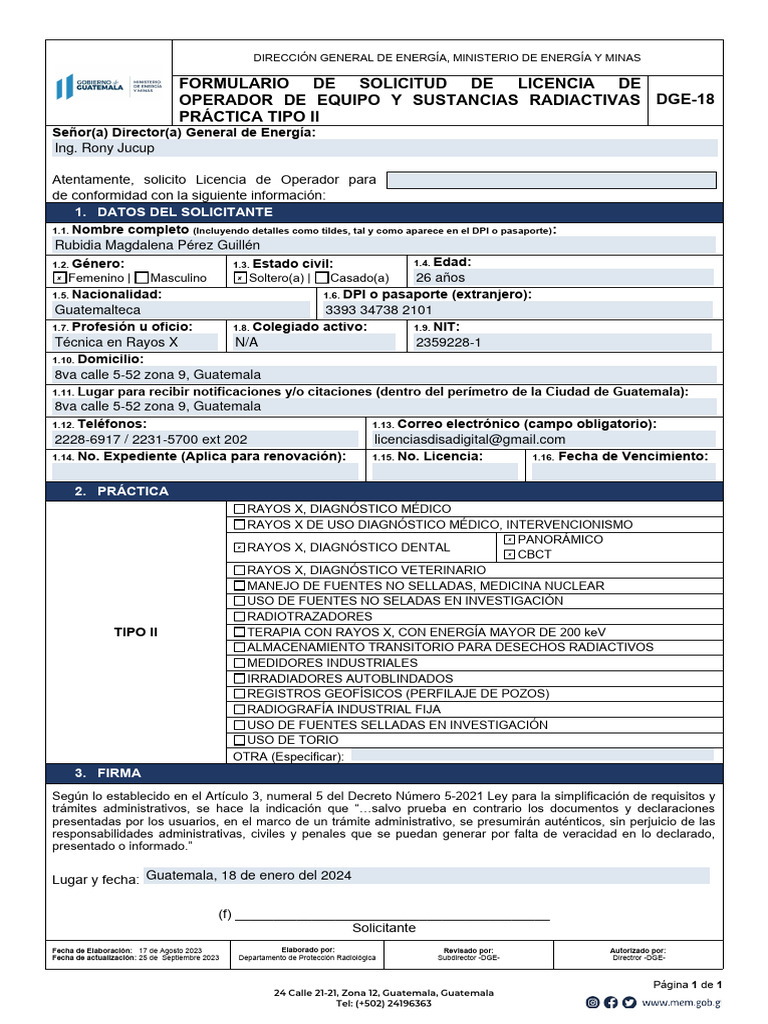 Formulario Tipo II | PDF | Guatemala | Medicina