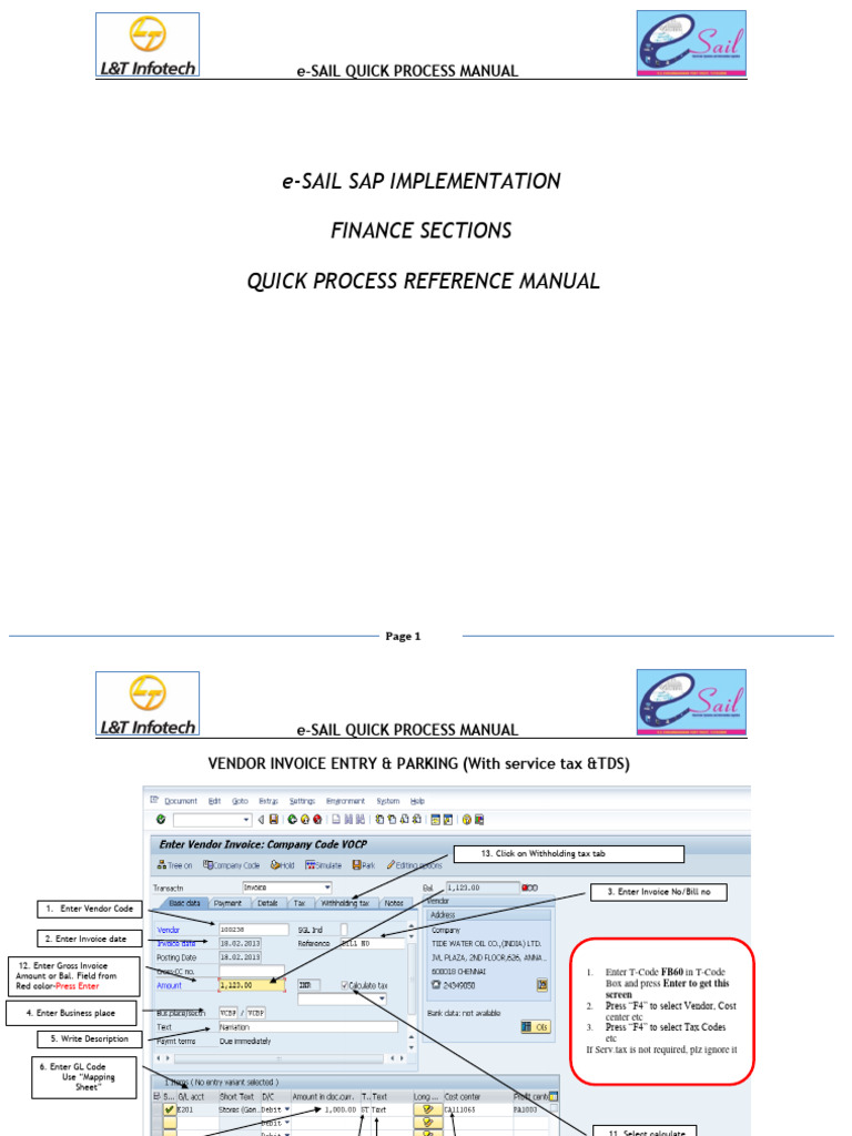 FB60 - Serv - TDS Taxes - Quick Ref Card | PDF | Taxes | Government Finances