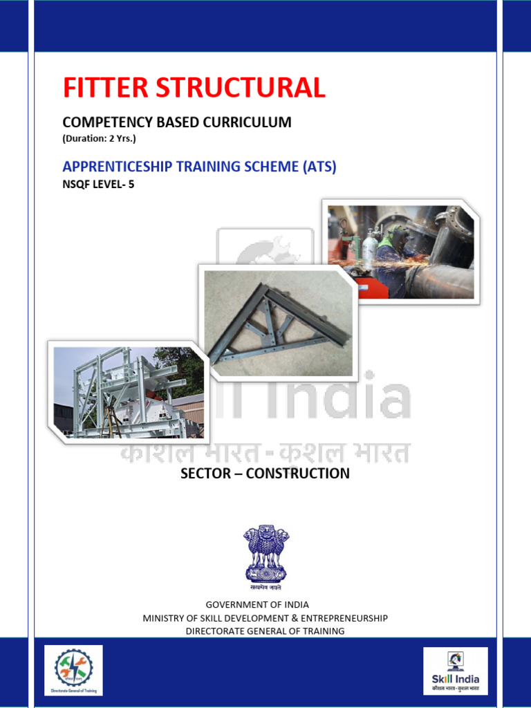 ATS Fitter Structural NSQF 5 | PDF | Apprenticeship | Welding