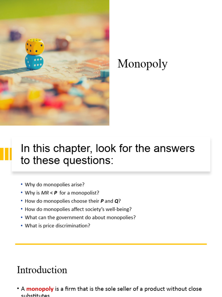 Chapter 15 Monopoly 1 | PDF | Monopoly | Competition Law