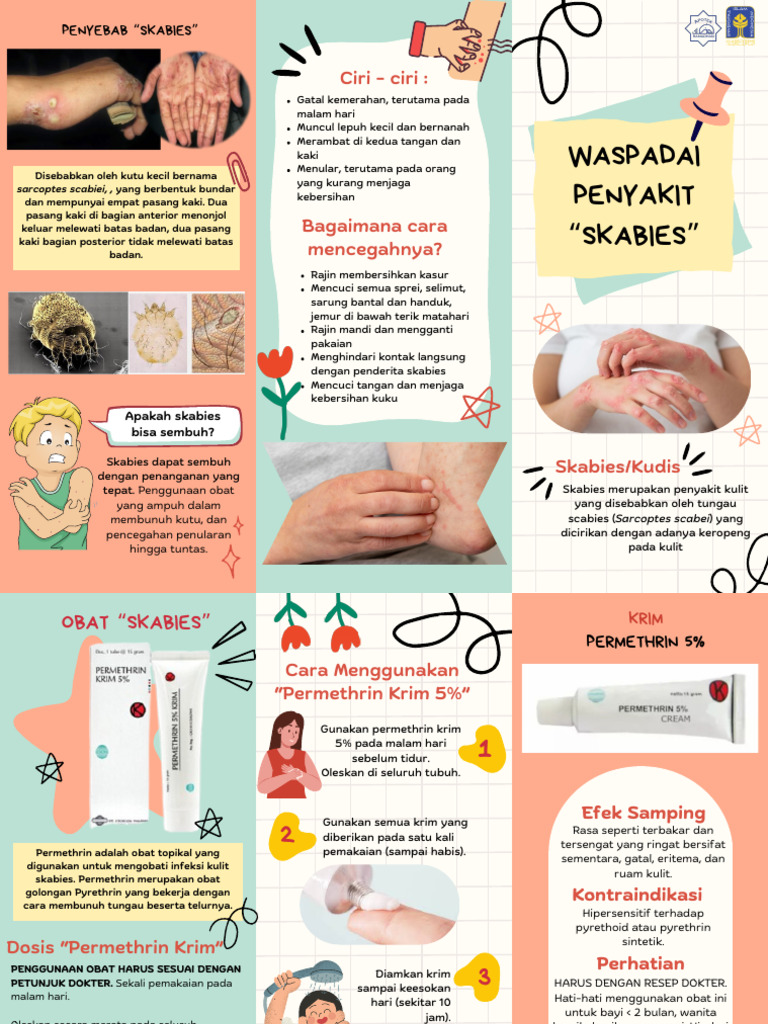 Leaflet Scabies - Nastiti | PDF