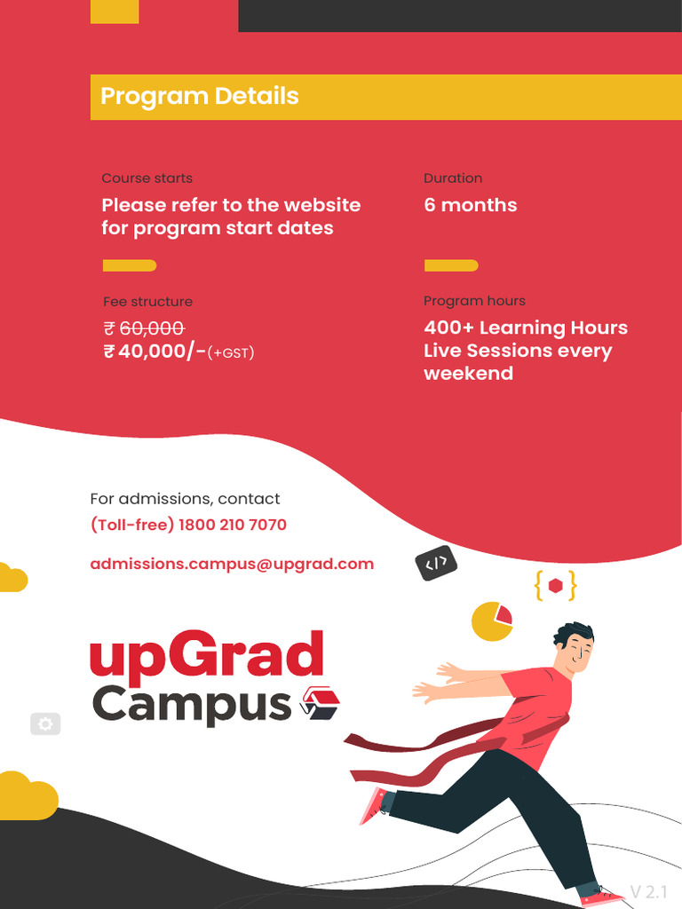 UpGrad Campus - Full Stack Development Brochure | PDF